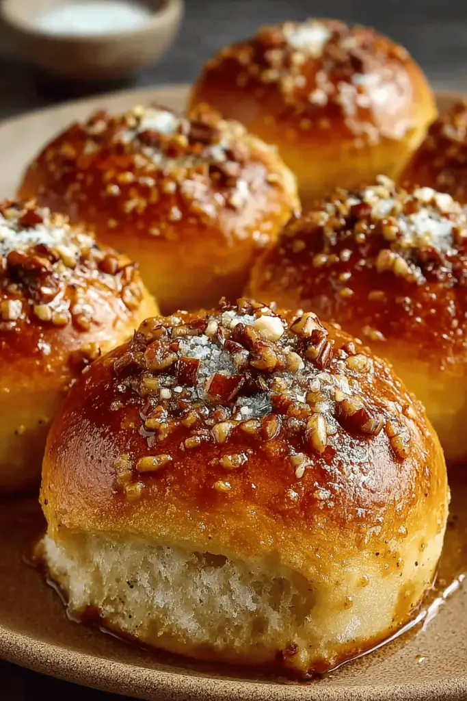 Maple Pecan Sweet Potato Rolls