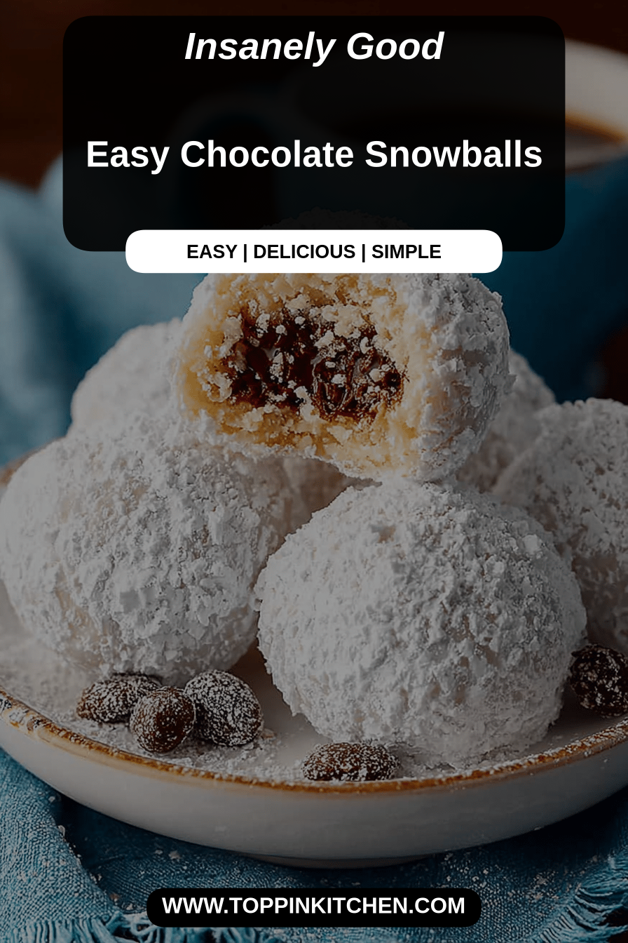 Easy Chocolate Snowballs