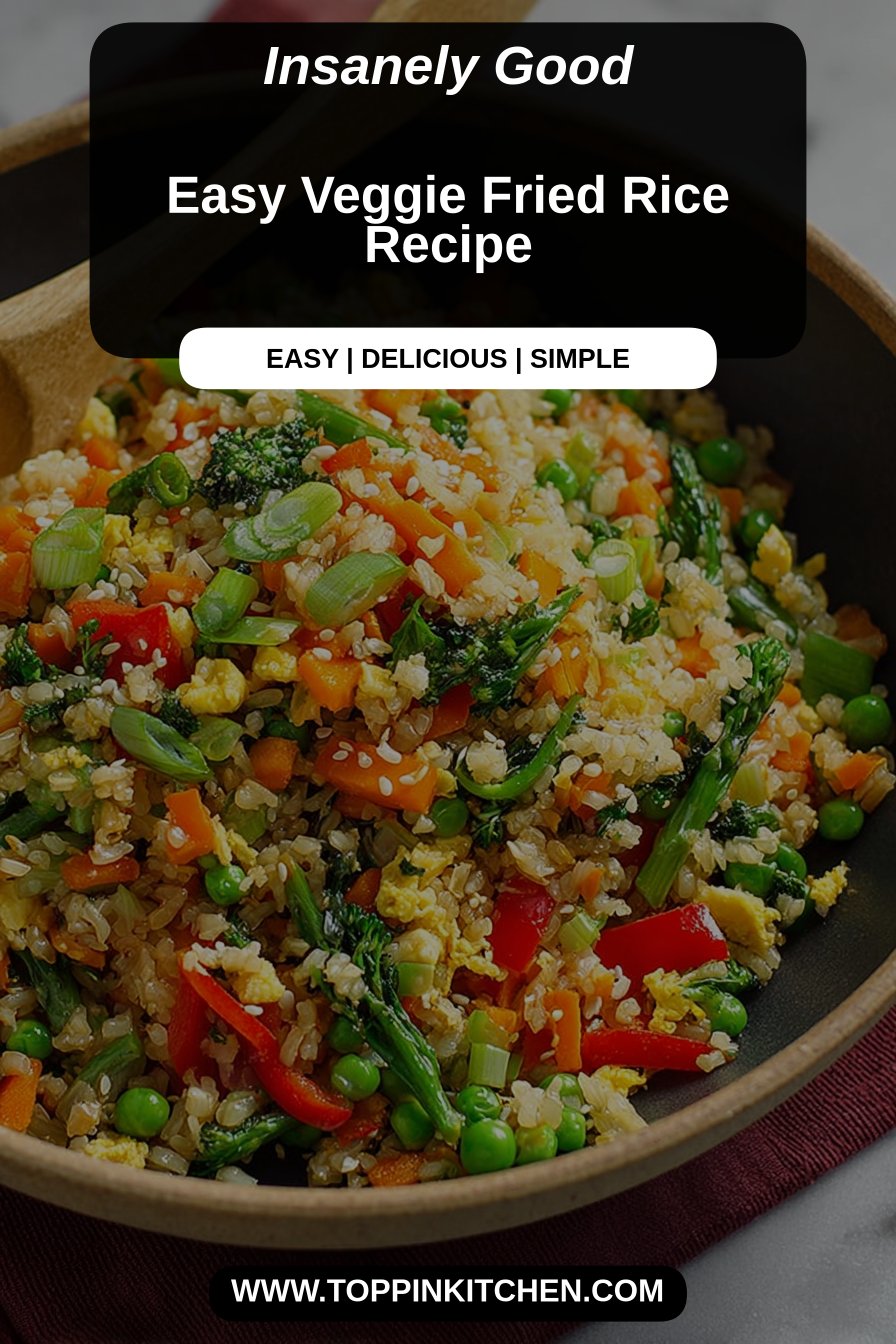 Easy Veggie Fried Rice Recipe